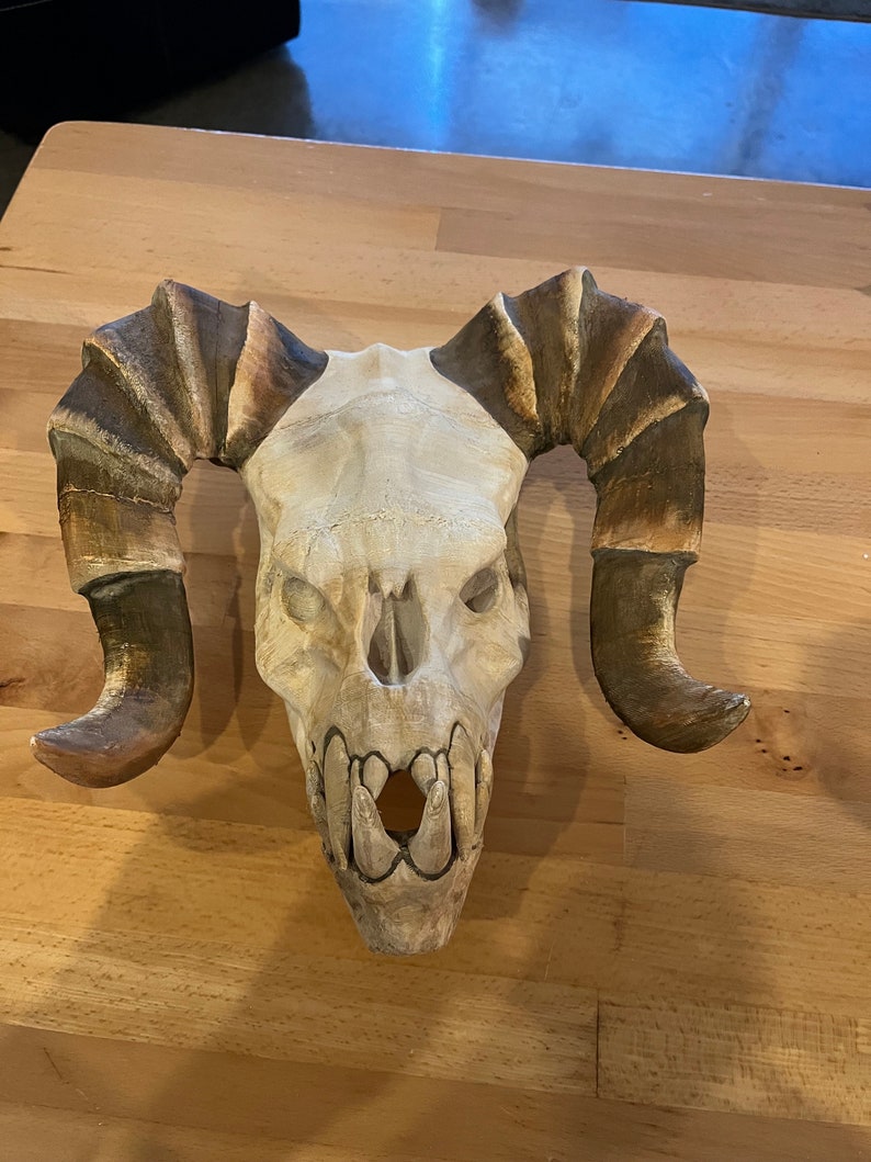 Deathclaw Skull 3D Printed and Hand Painted 11 Tall - Etsy