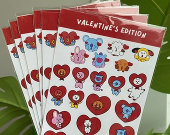 Bt21 Valentine | Etsy