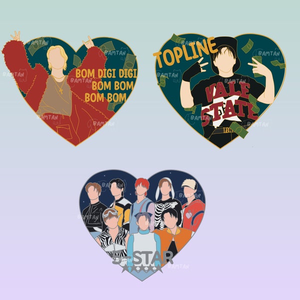 Stray Kids Enamel Pins - Etsy