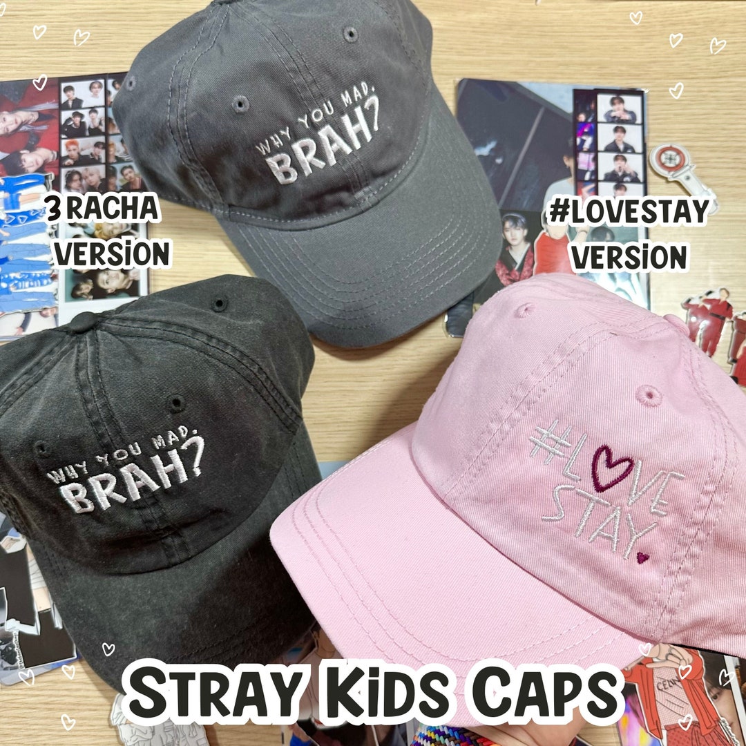 Stray Kids Cap Stray Kids Embroidered Cap Kpop Cap Cap for Stay 3RACHA ...