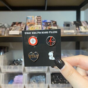 Stray Kids Board Filler Enamel Pins Stray Kids Pin Collection Kpop ...