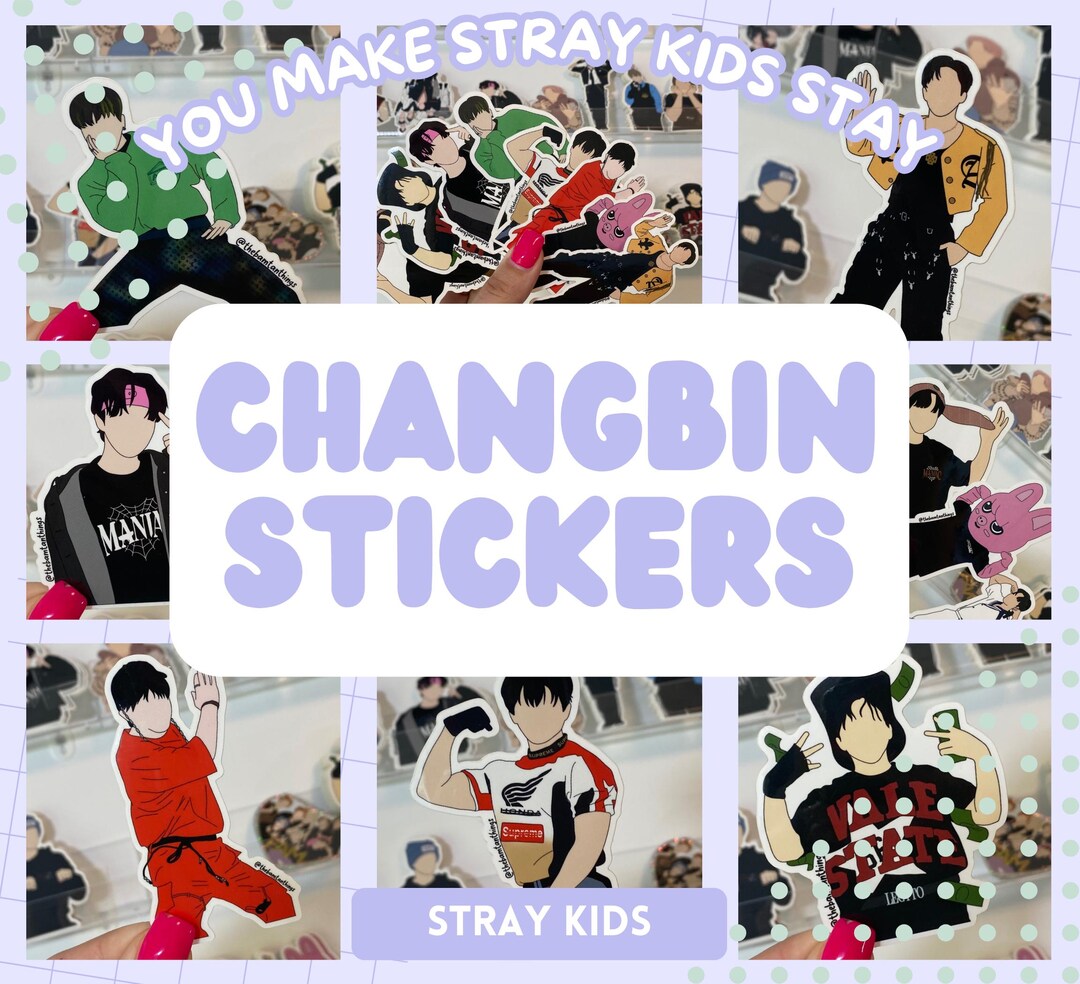 Changbin Stray Kids Sticker | SKZ Sticker | Kpop Stickers ...