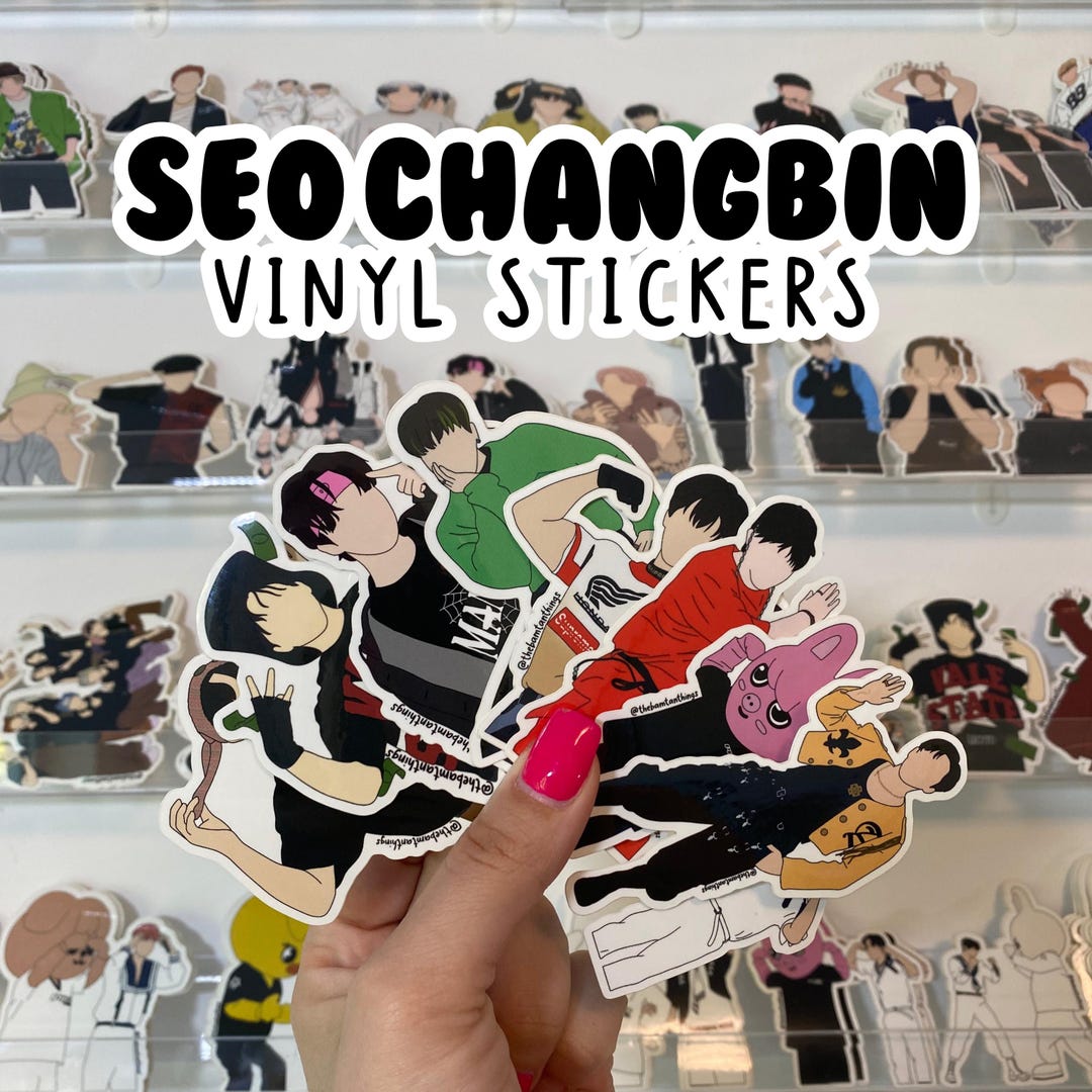 Changbin Stray Kids Sticker | SKZ Sticker | Kpop Stickers ...
