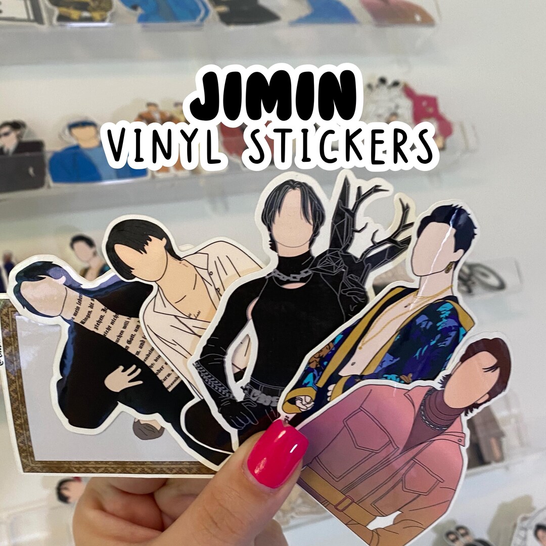 Jimin BTS Sticker | Park Jimin Sticker | Kpop Stickers | Planner,bullet ...