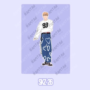 Hyunjin Stray Kids Sticker SKZ Sticker Kpop Stickers Weatherproof ...