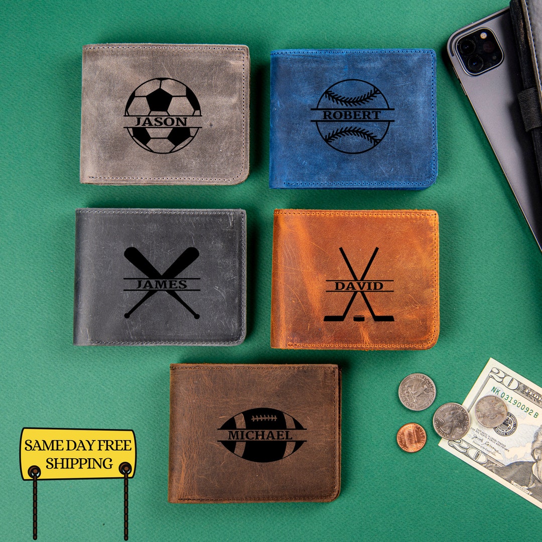 Personalized Gift for Team | Soccer Ball Personalized Wallet ...