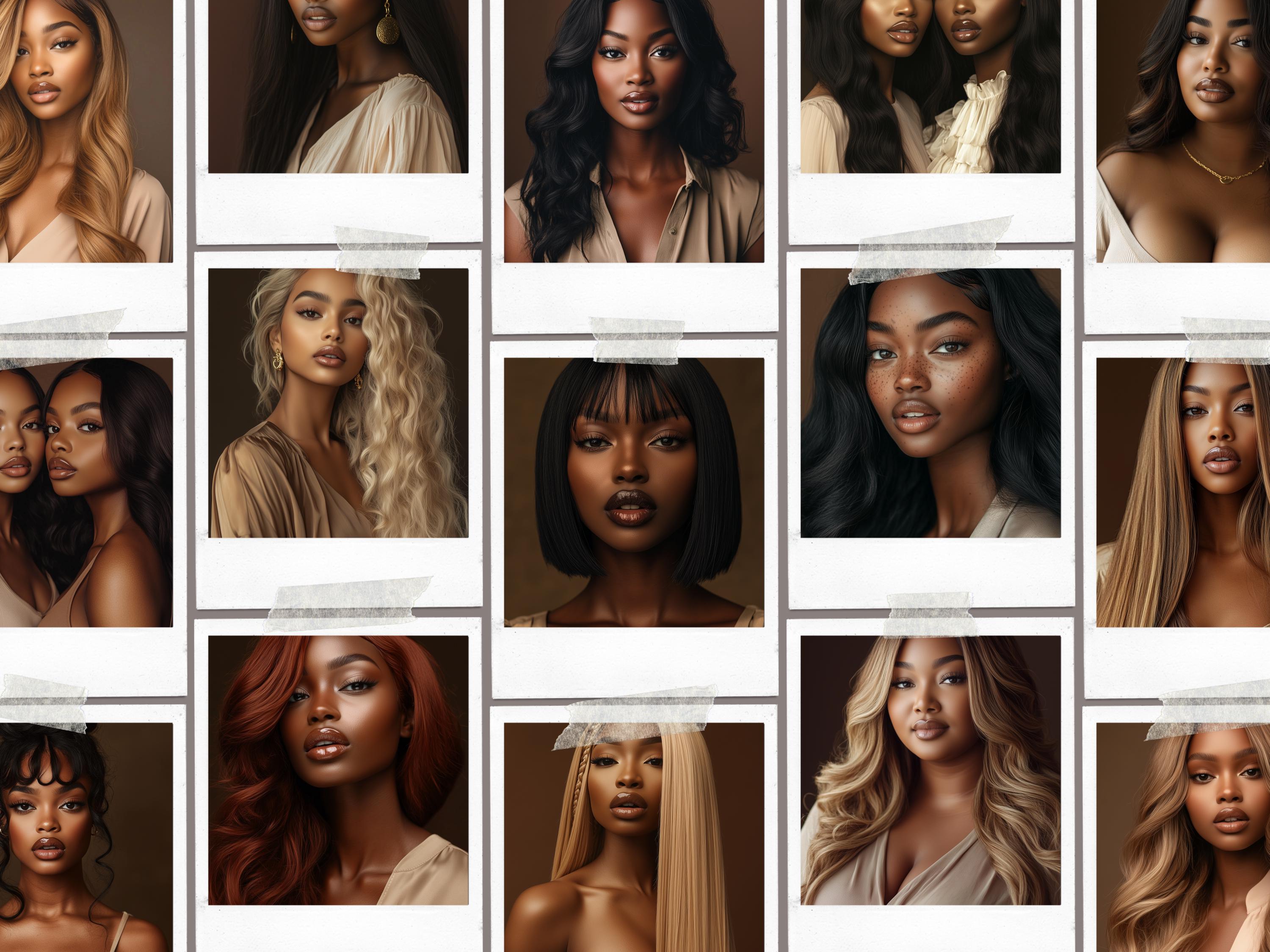 Hair Website Stock Photos, Hair Stock Photos, Wig Models, Hair Models ...