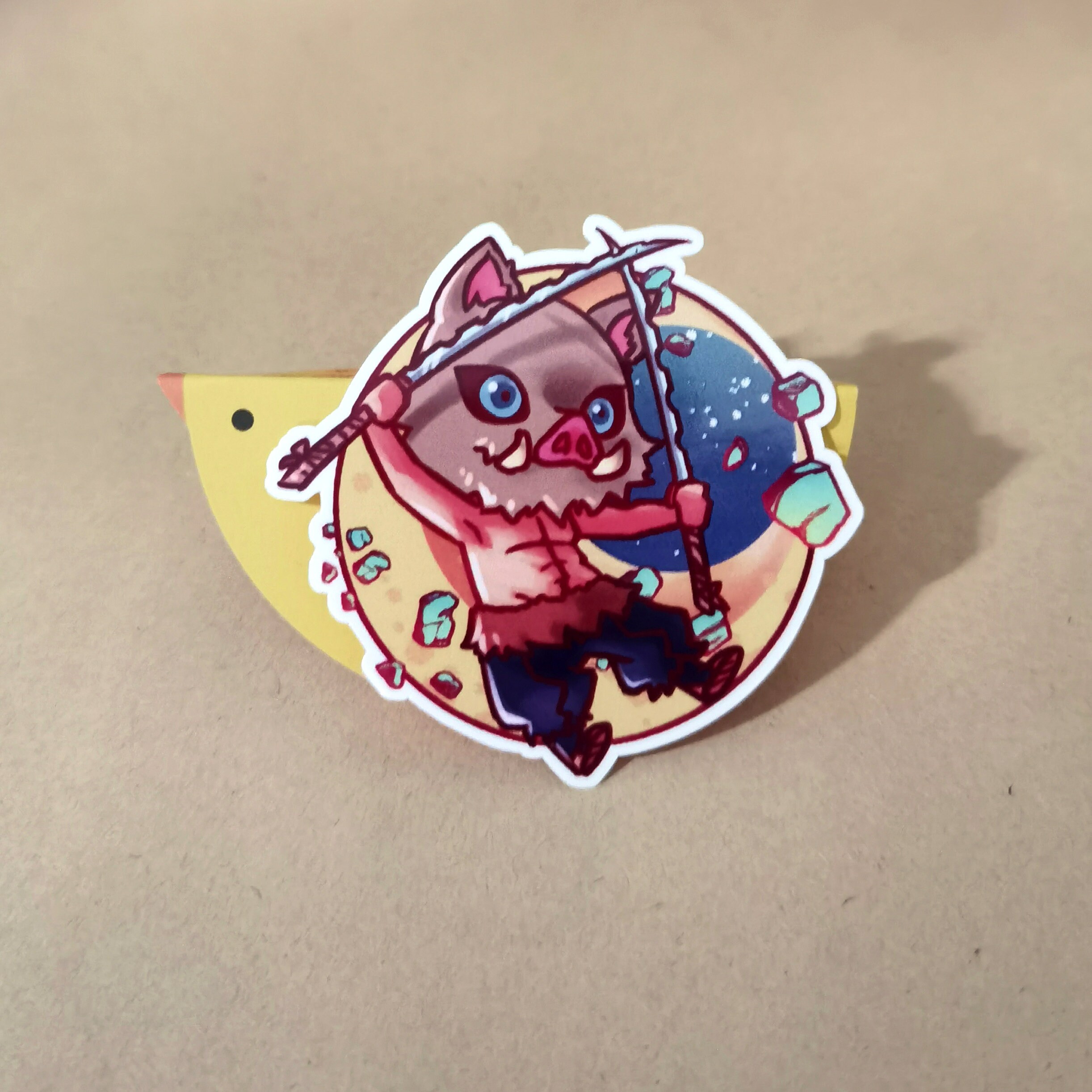 Demon Chibi Anime Characters Sticker Set Waterproof Laminated - Etsy UK