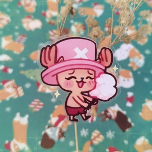 Transparent Anime Stickers | Bocchi Anya Power Chopper Kiki Shin-chan ...