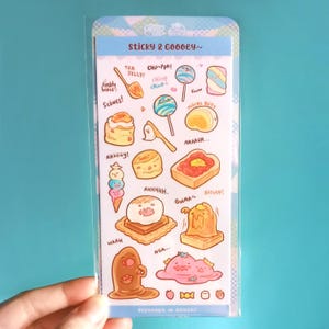 Scones & Smores Monsters Transparent Sticker Sheets | Bakery Series ...