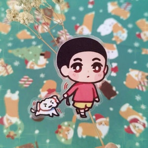 Transparent Anime Stickers | Bocchi Anya Power Chopper Kiki Shin-chan ...