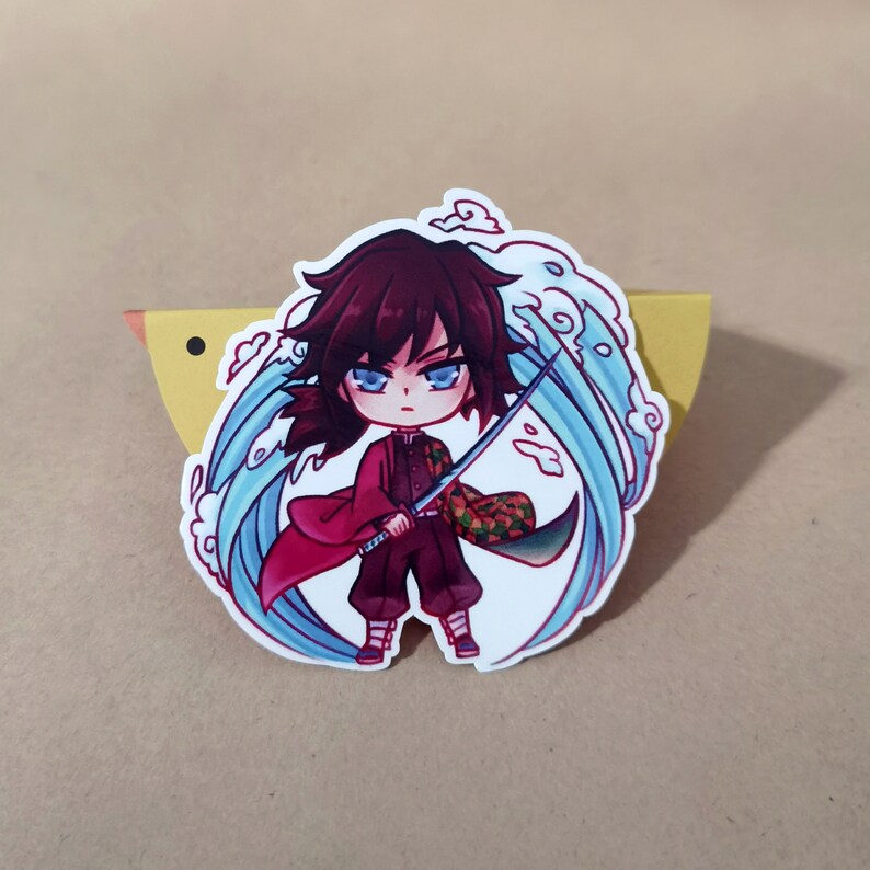 Demon Chibi Anime Characters Sticker Set Waterproof Laminated - Etsy UK