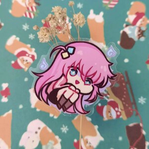 Transparent Anime Stickers | Bocchi Anya Power Chopper Kiki Shin-chan ...