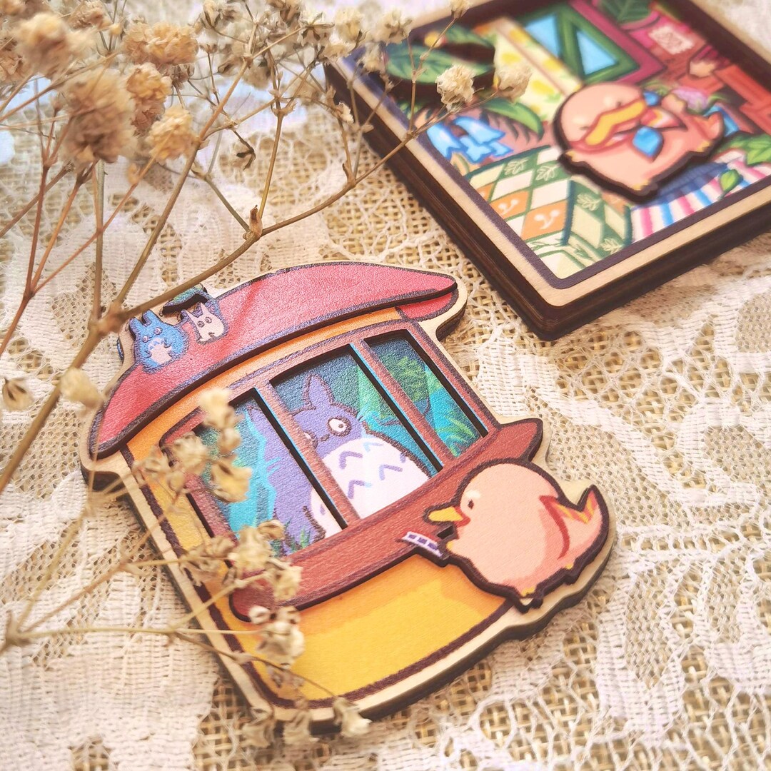 Platty Museum Magnets Multilayered Wood - Etsy