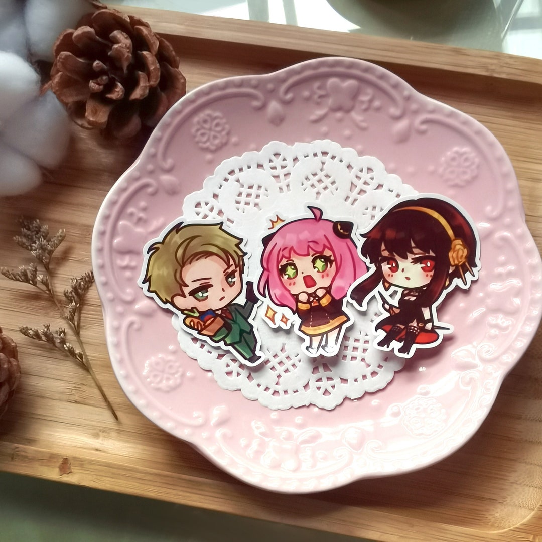 Chibi Family Sticker Set Meme Waterproof Laminated - Etsy