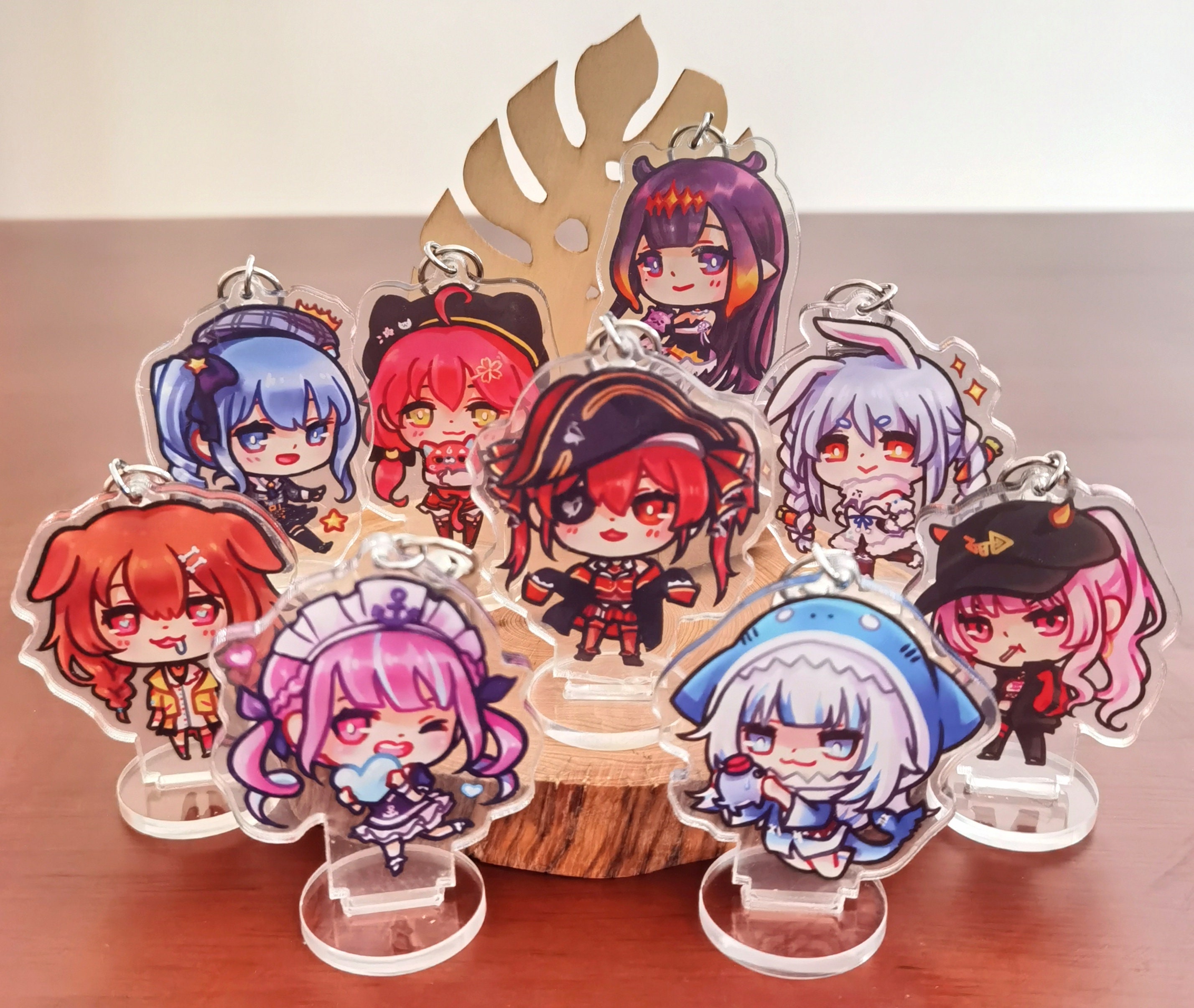 Standee Keychains Hololive EN JP Vtuber Acrylic Charms - Etsy UK