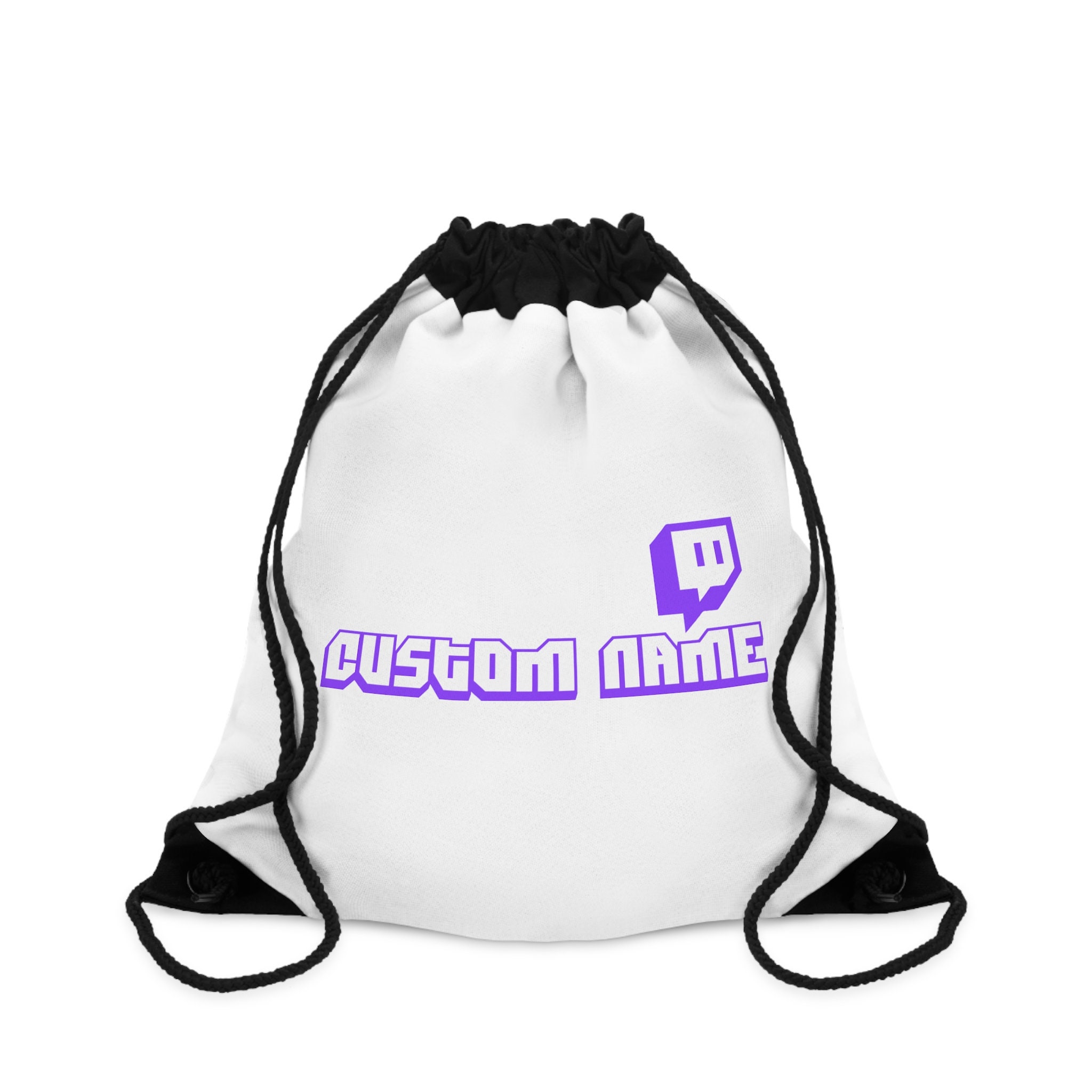 Custom Twitch Channel Bag, Personalized Twitch Username Bag, Customized ...