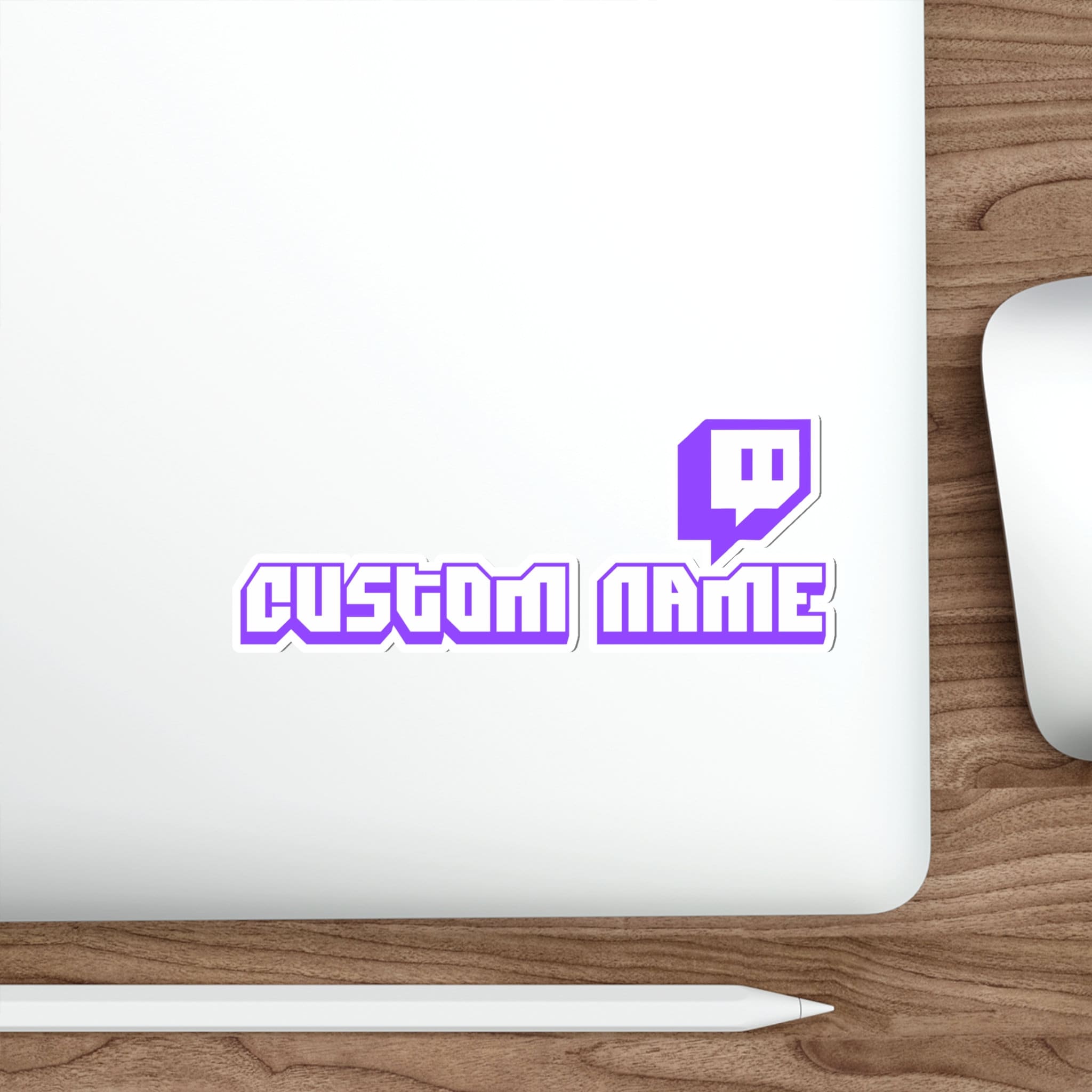 Custom Twitch Channel Logo Sticker Twitch Tv Label - Etsy