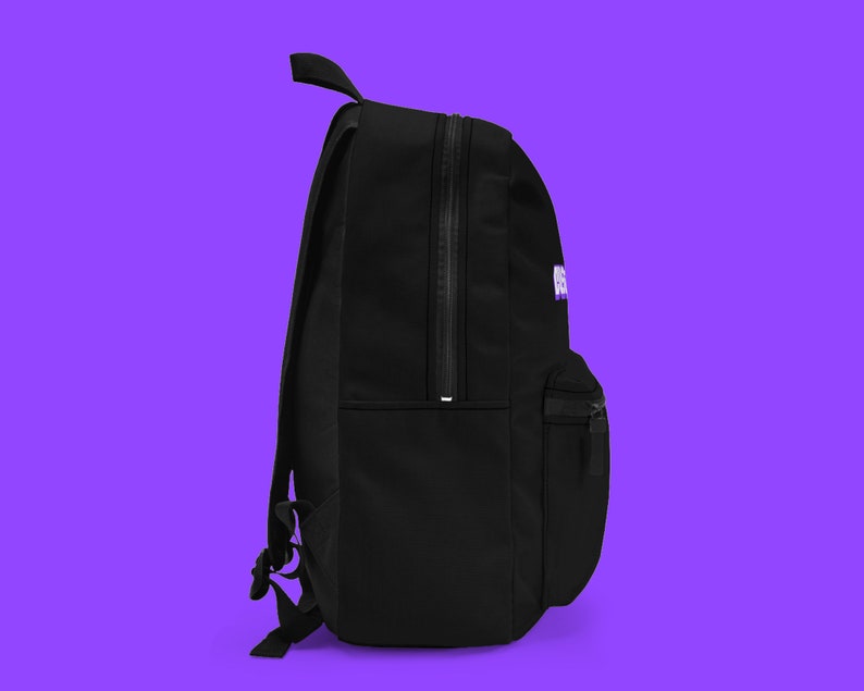 Personalized Twitch Style Channel Logo Black Shoulder Backpack, Twitch ...