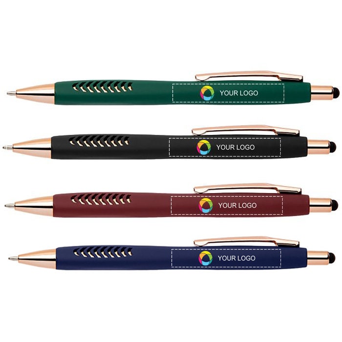 100 Personalized Ballpoint Pens Bulk, Custom Corporate Text/ Logo ...