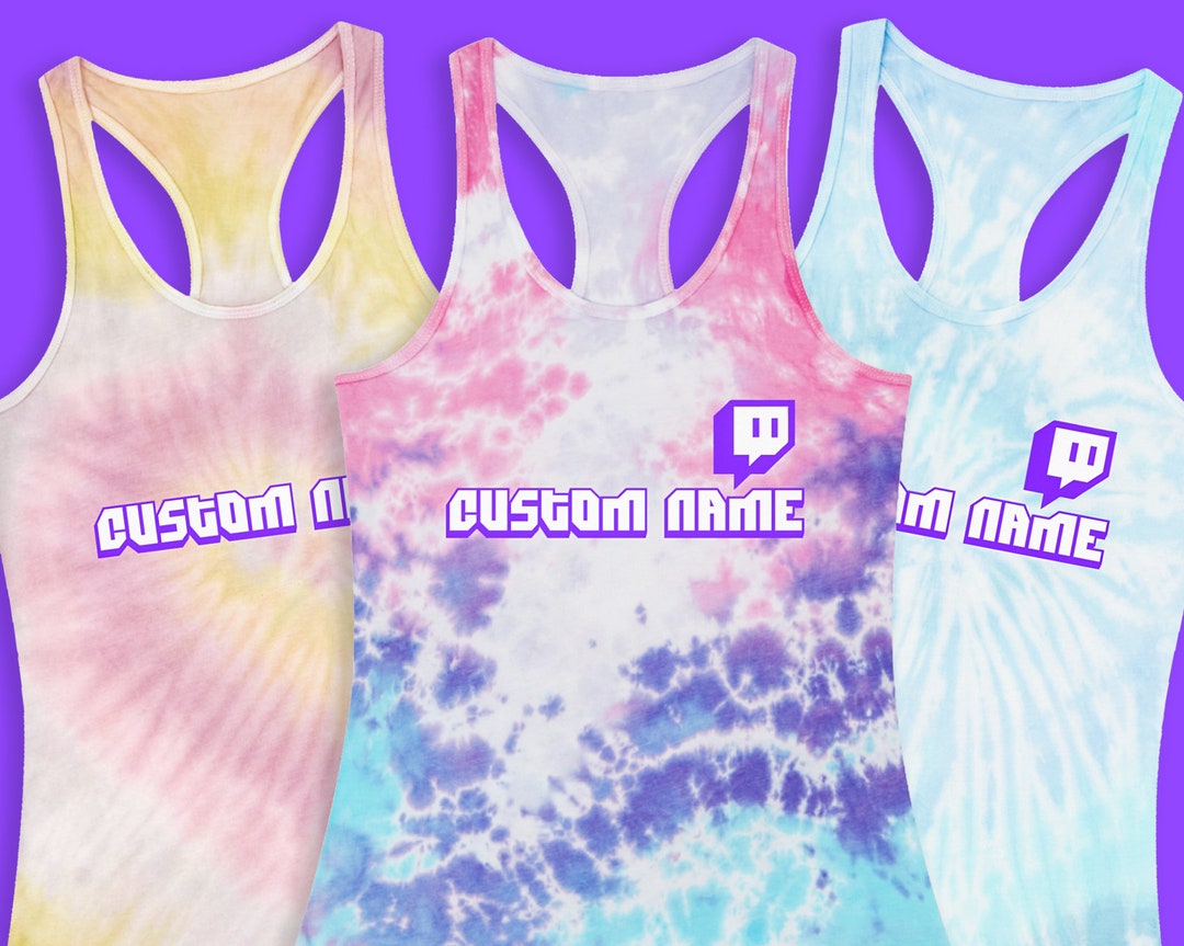Custom Twitch Channel Logo Racerback Tank Top, Twitch Tv Tee ...
