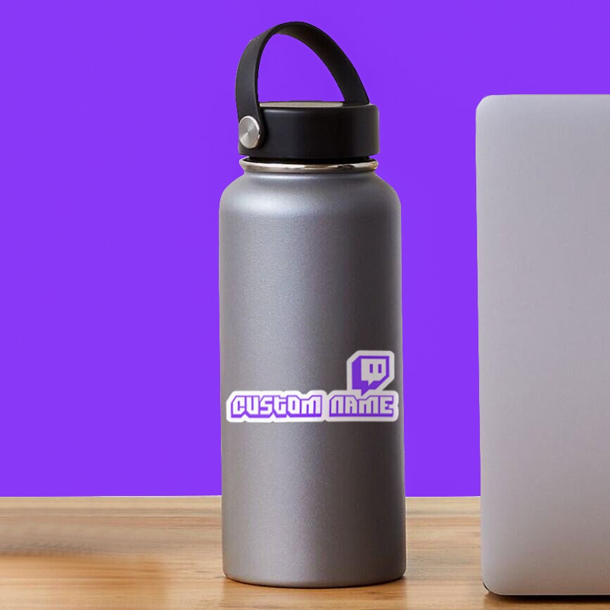 Custom Twitch Channel Logo Sticker Twitch Tv Label - Etsy