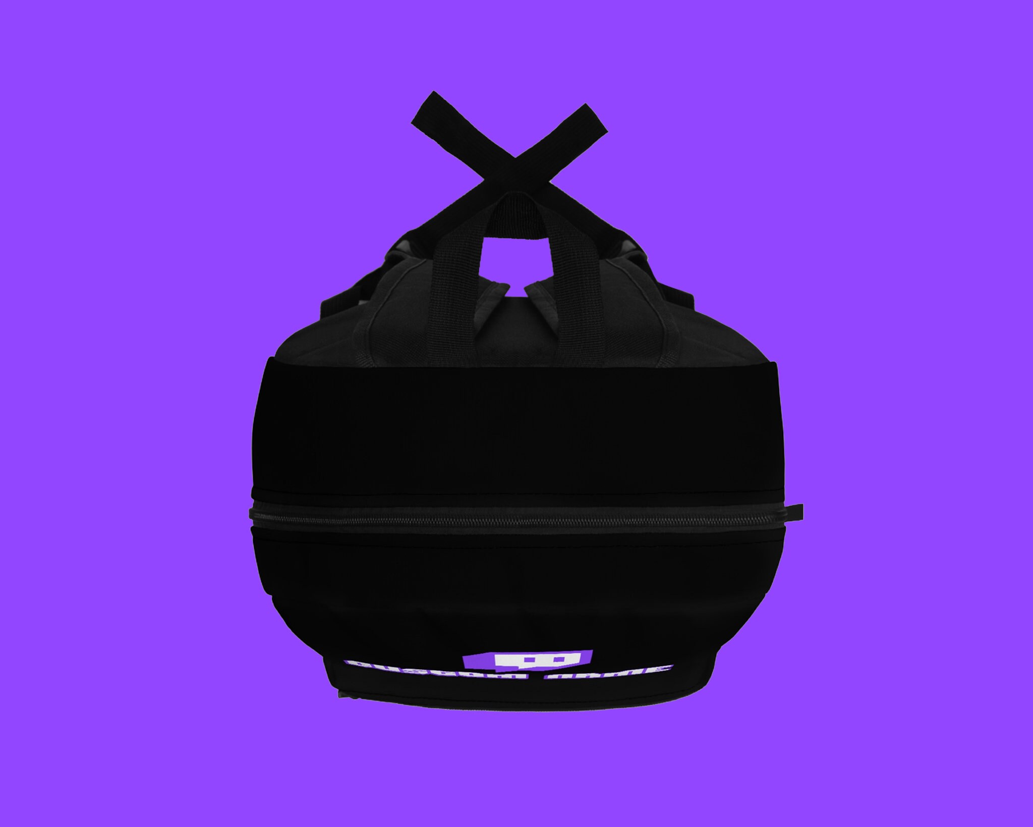 Personalized Twitch Style Channel Logo Black Shoulder Backpack, Twitch ...