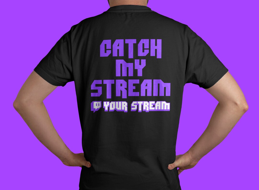Custom Twitch Channel Shirt Twitch Gifts for Christmas, Custom Twitch ...