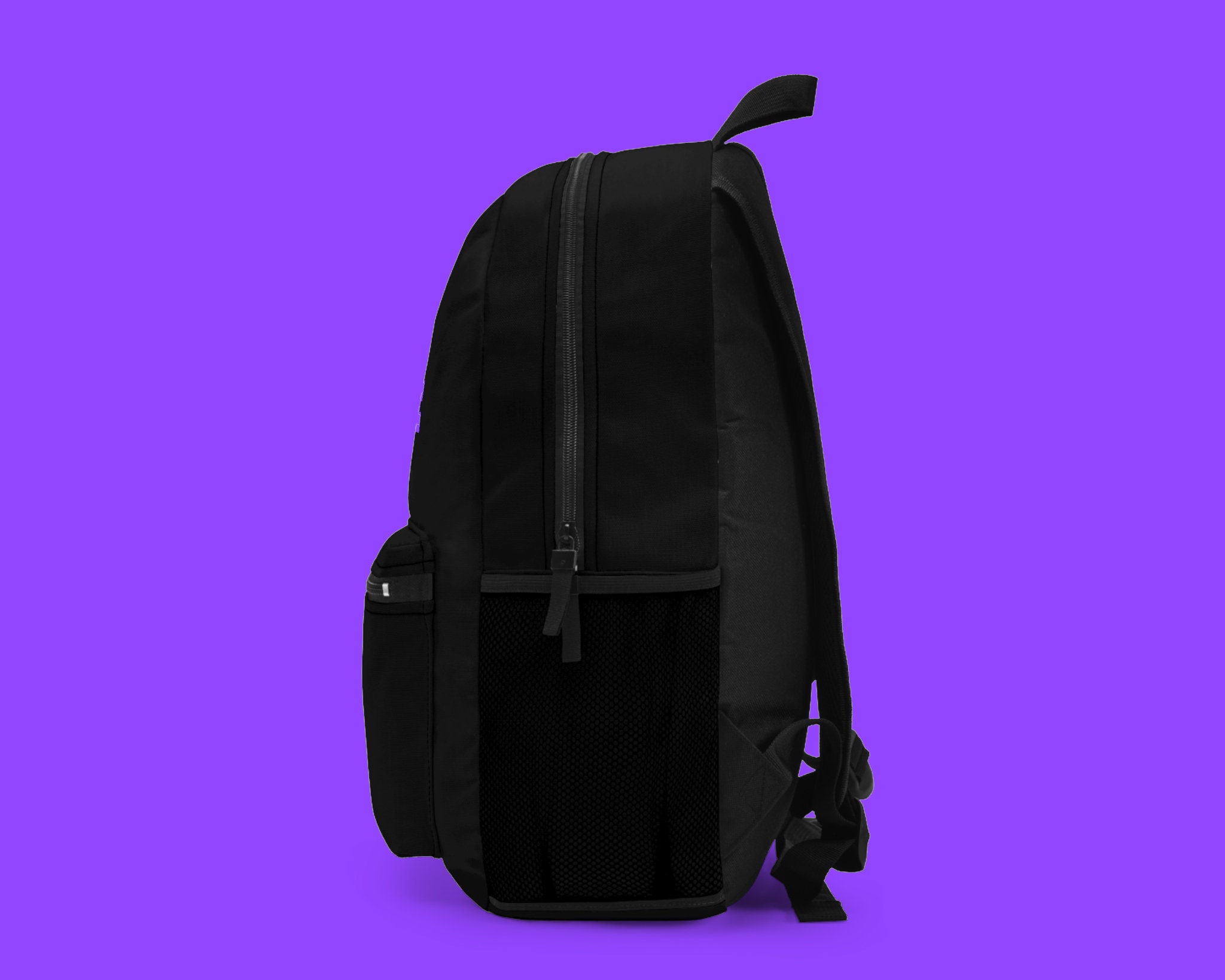 Personalized Twitch Style Channel Logo Black Shoulder Backpack, Twitch ...