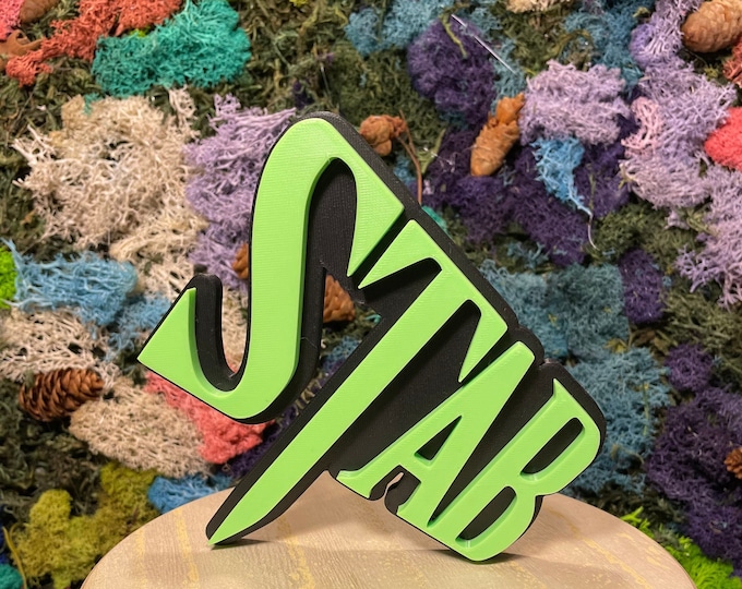 Stab Sign / Scream Logo / Bookcase Display / Shelf Display - Etsy