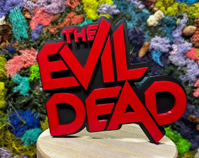 Evil Dead Sign / Logo / Bookcase Display / Shelf Display - Etsy