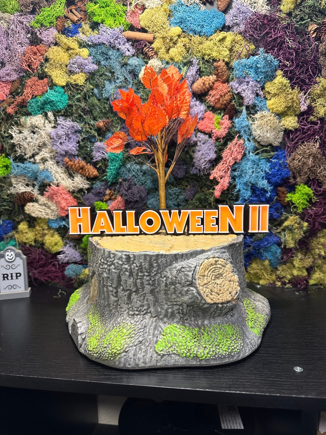 Halloween II Sign / Horror Logo / Bookcase Display / Shelf Display - Etsy