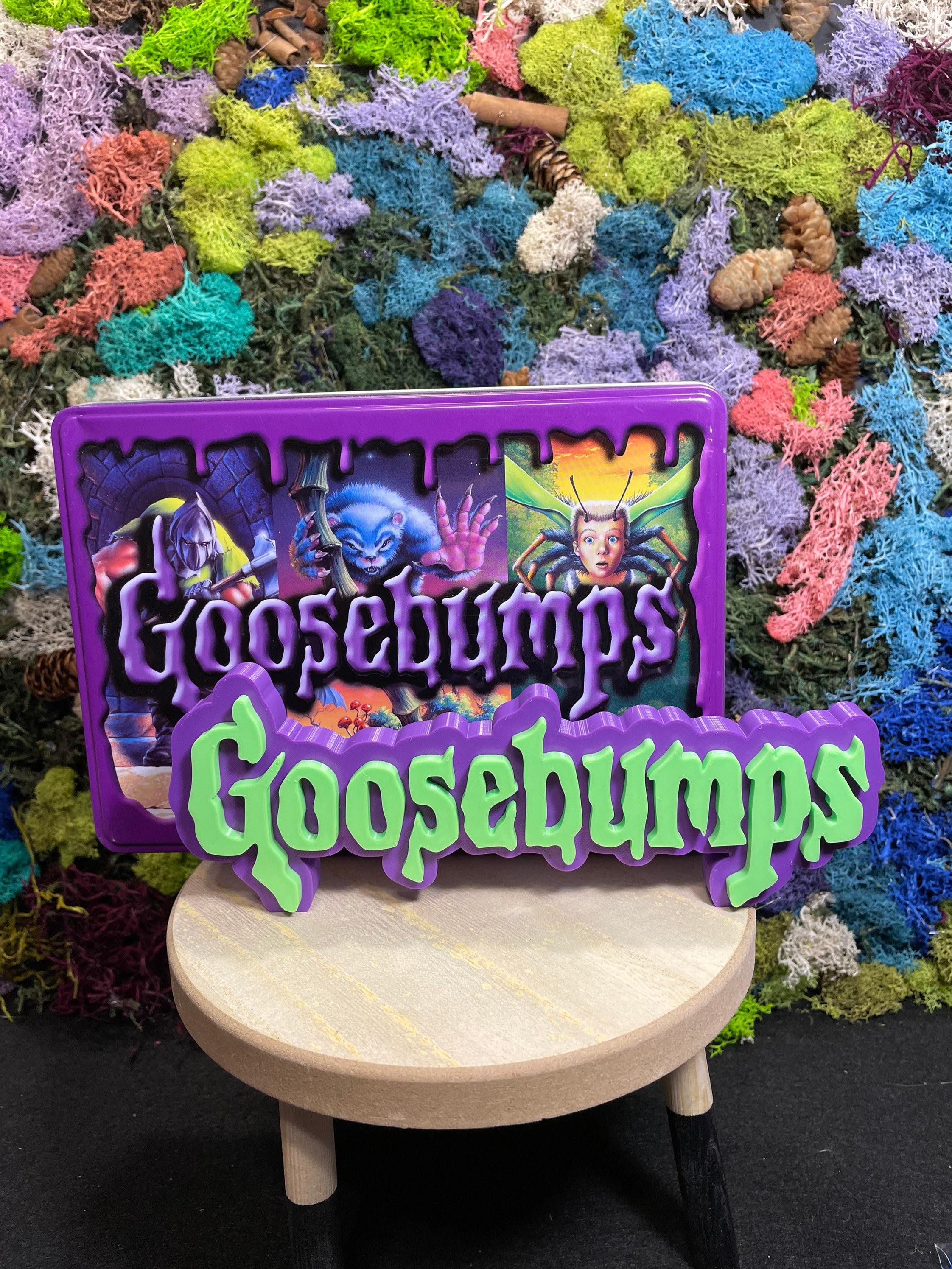 Goosebumps Logo / Bookcase Display / Shelf Display - Etsy