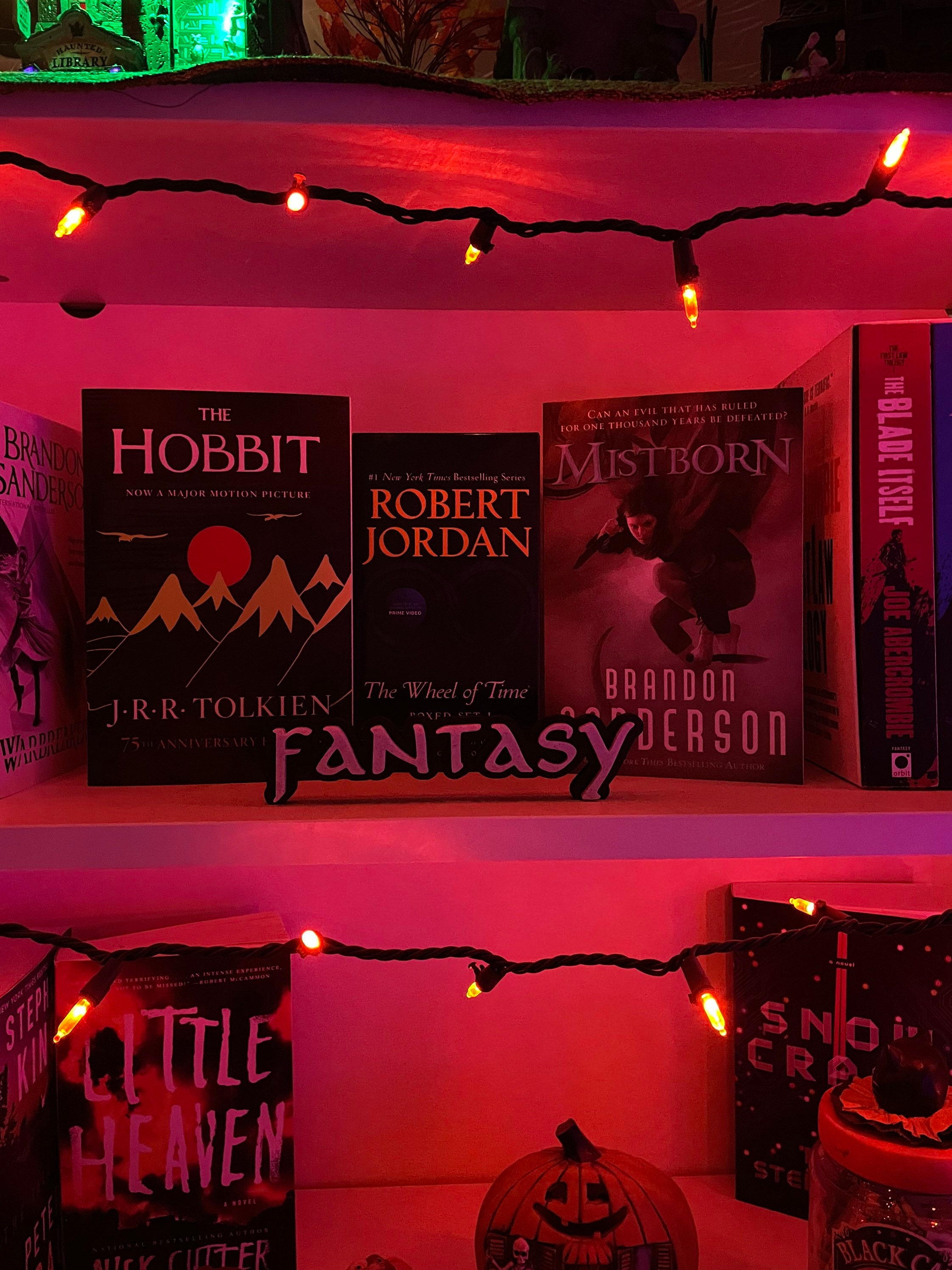 Fantasy Genre Sign / Fantasy Logo / Bookcase Display / Shelf - Etsy