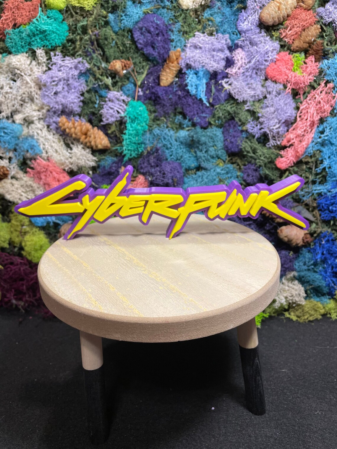 Cyberpunk Logo / Bookcase Display / Shelf Display - Etsy