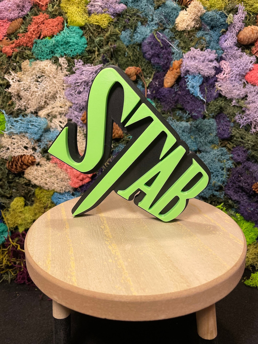 Stab Sign / Scream Logo / Bookcase Display / Shelf Display - Etsy