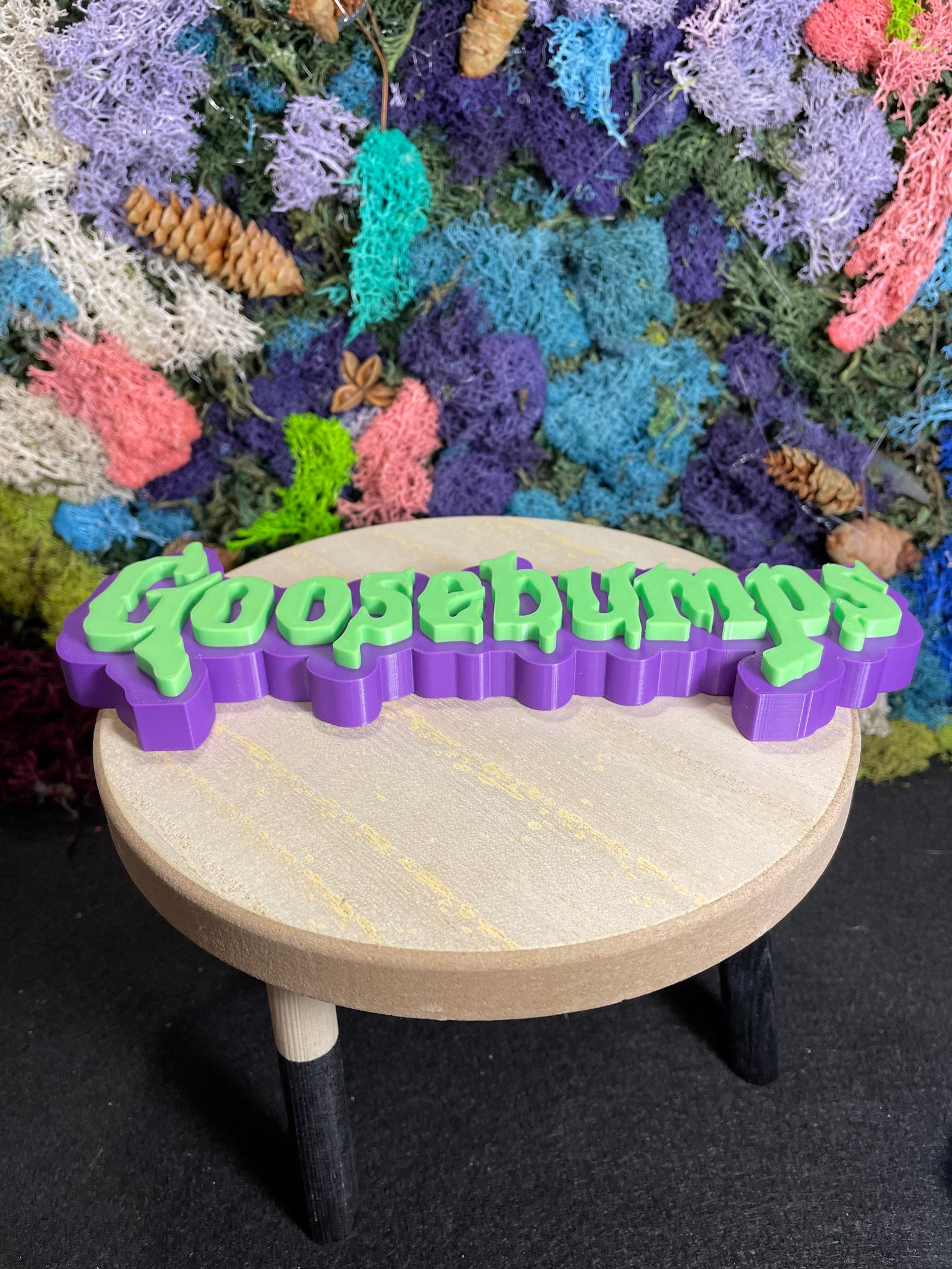 Goosebumps Logo / Bookcase Display / Shelf Display - Etsy