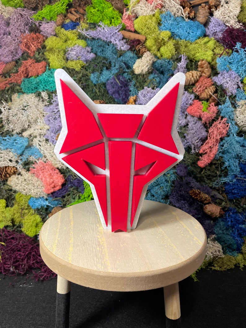 Howler Sign / Red Rising / Bookcase Display / Shelf Display - Etsy