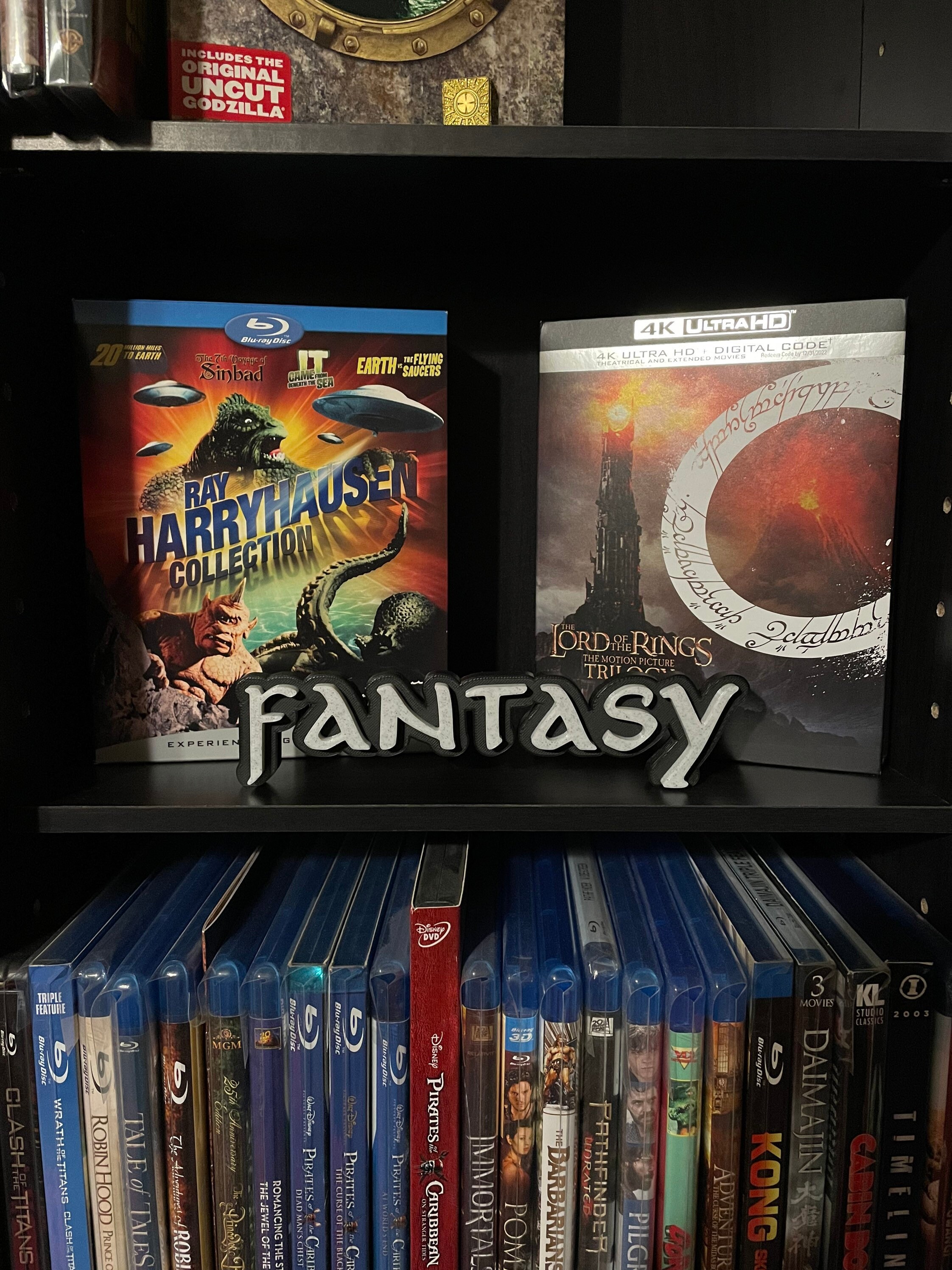 Fantasy Genre Sign / Fantasy Logo / Bookcase Display / Shelf - Etsy