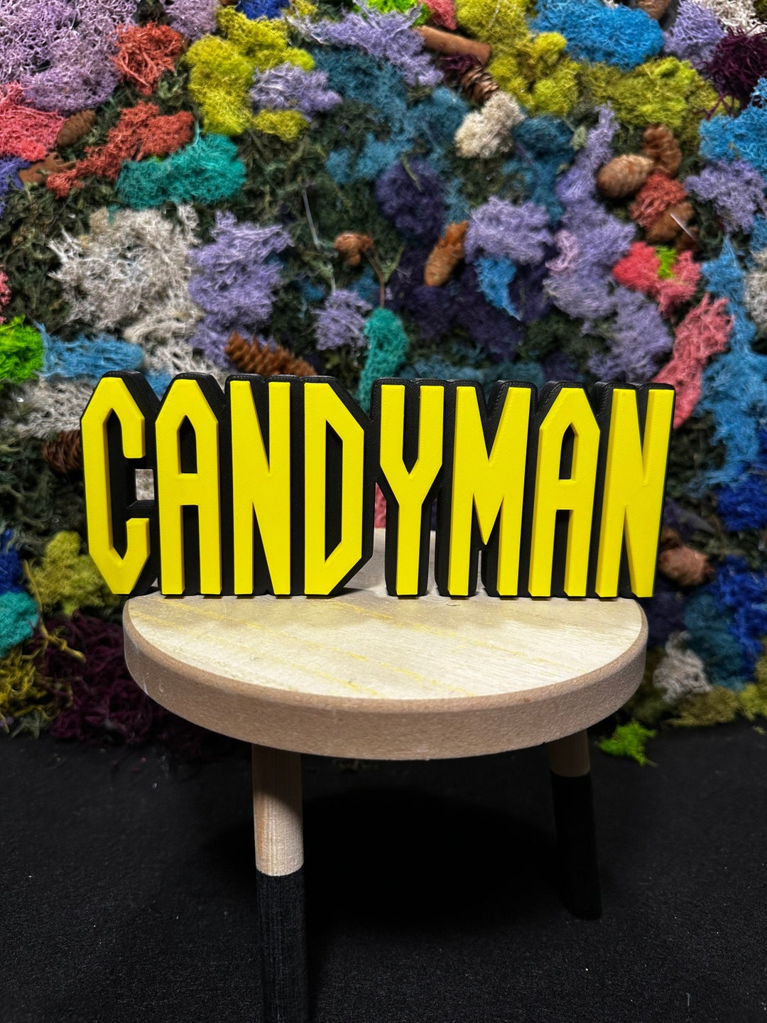 Candyman Sign / Horror Logo / Bookcase Display / Shelf Display - Etsy