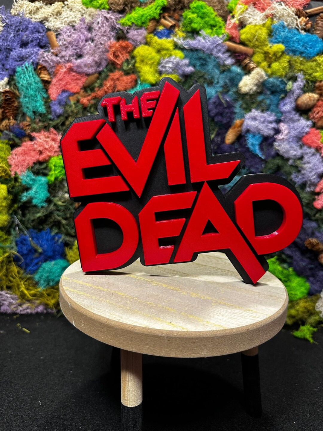 Evil Dead Sign / Logo / Bookcase Display / Shelf Display - Etsy