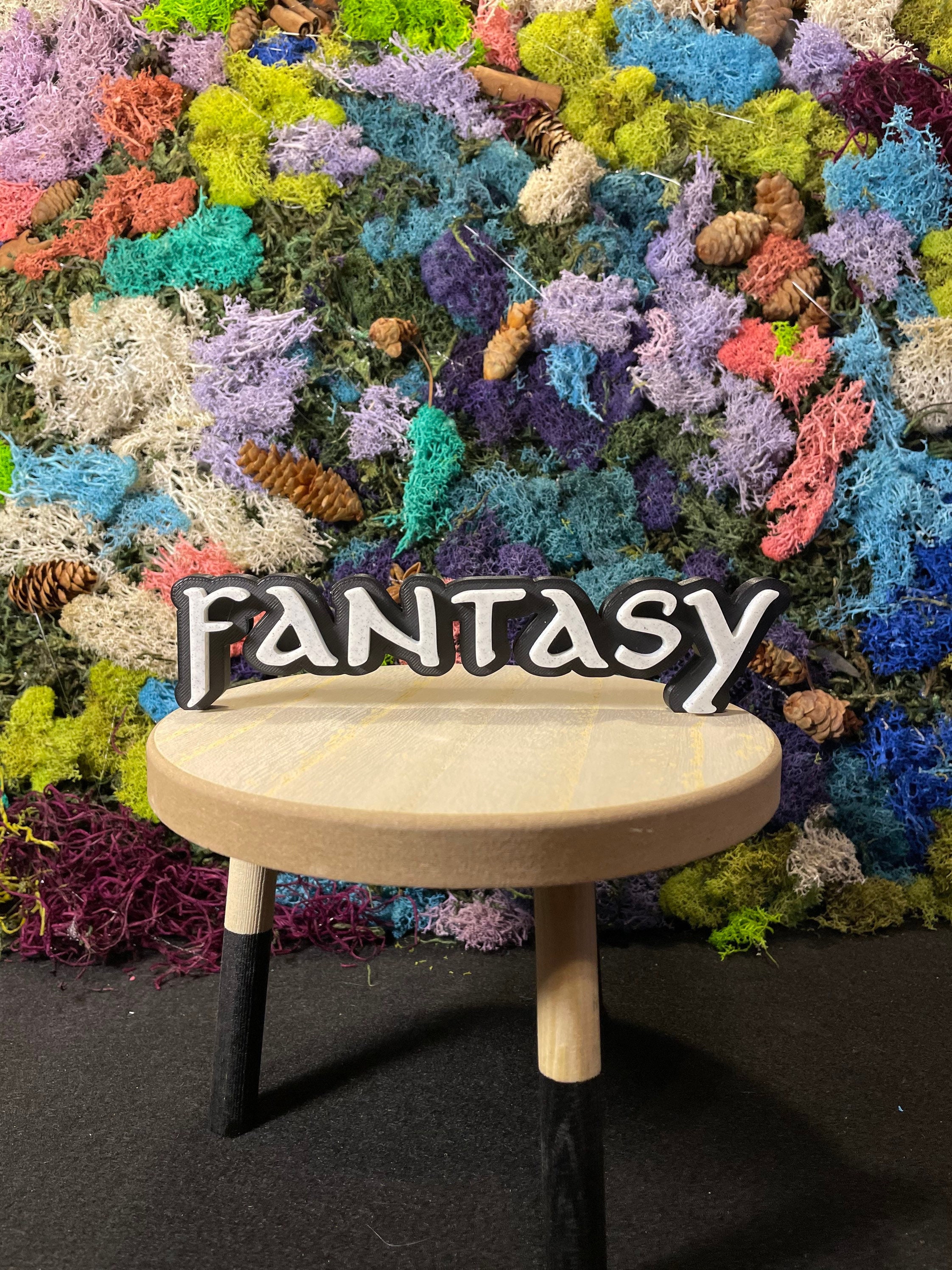 Fantasy Genre Sign / Fantasy Logo / Bookcase Display / Shelf - Etsy