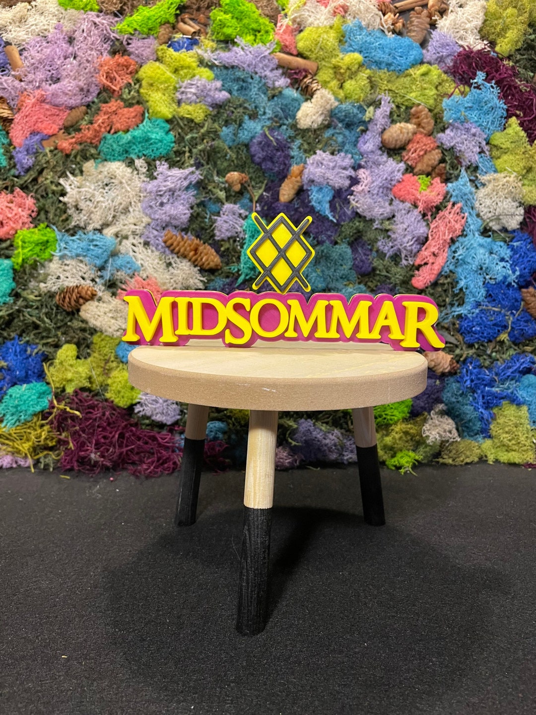 Midsommar Sign / Horror Movie Logo / Bookcase Display / Shelf - Etsy