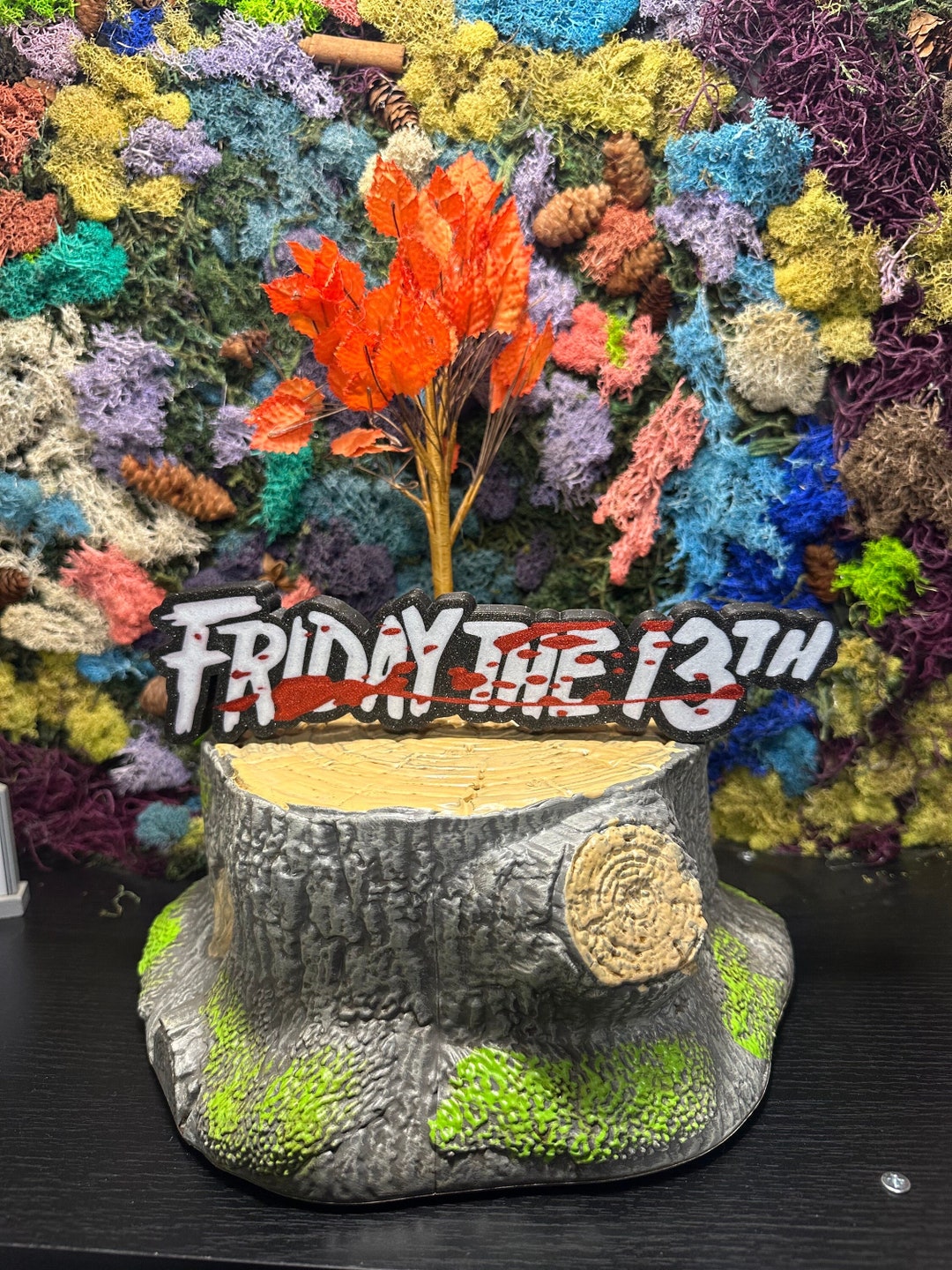 Friday the 13th / Blood Splatter / Logo / Bookcase Display / Shelf ...