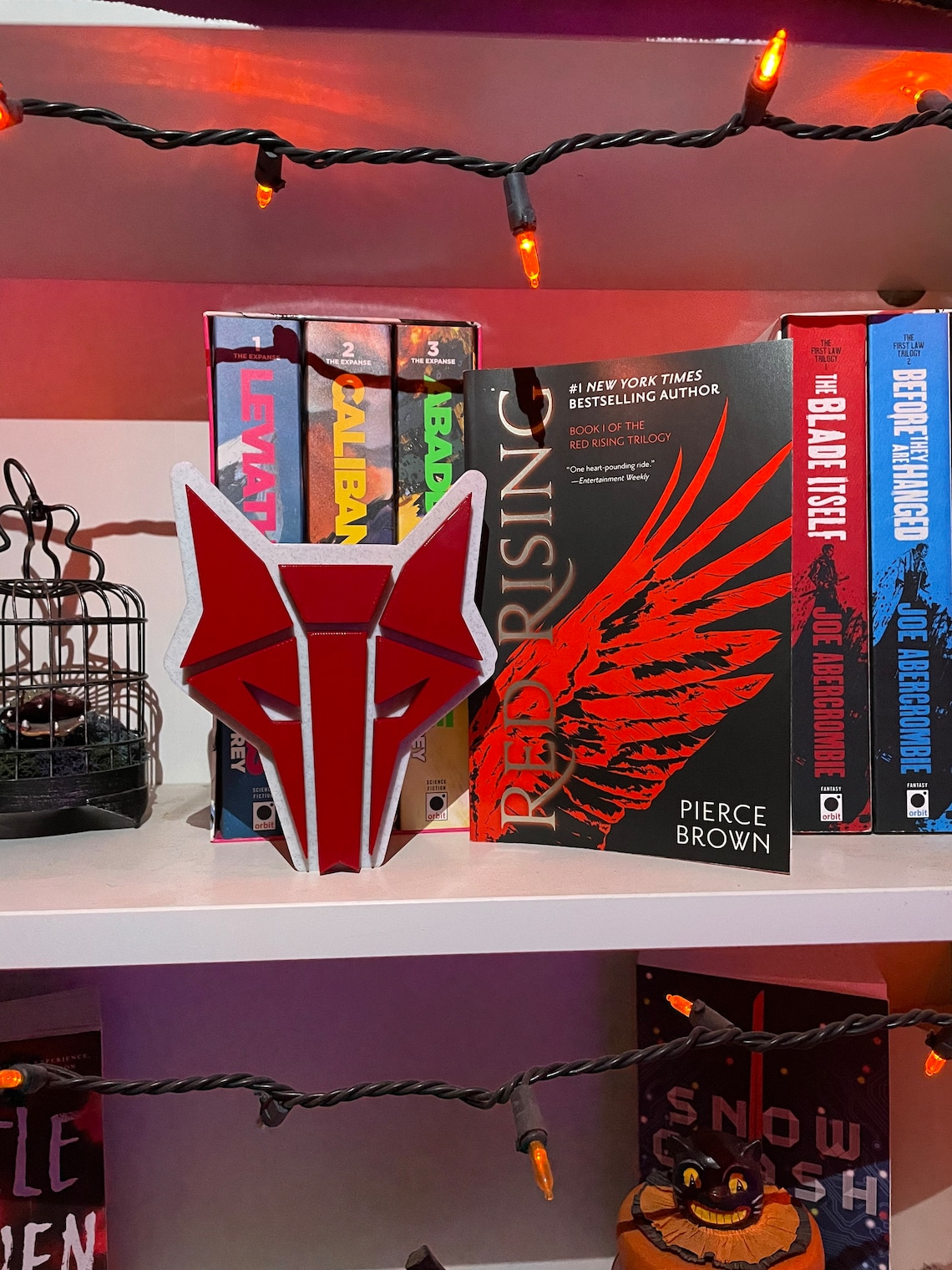 Howler Sign / Red Rising / Bookcase Display / Shelf Display - Etsy