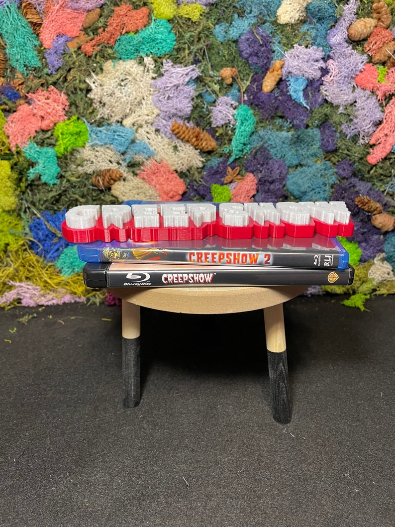 Creepshow Sign / Horror Movie Logo / Creep Show Bookcase Display ...