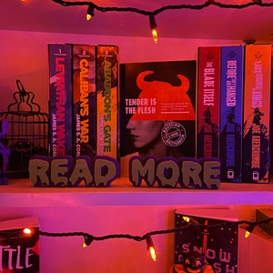 Read More Sign / Bookcase Display / Shelf Display - Etsy