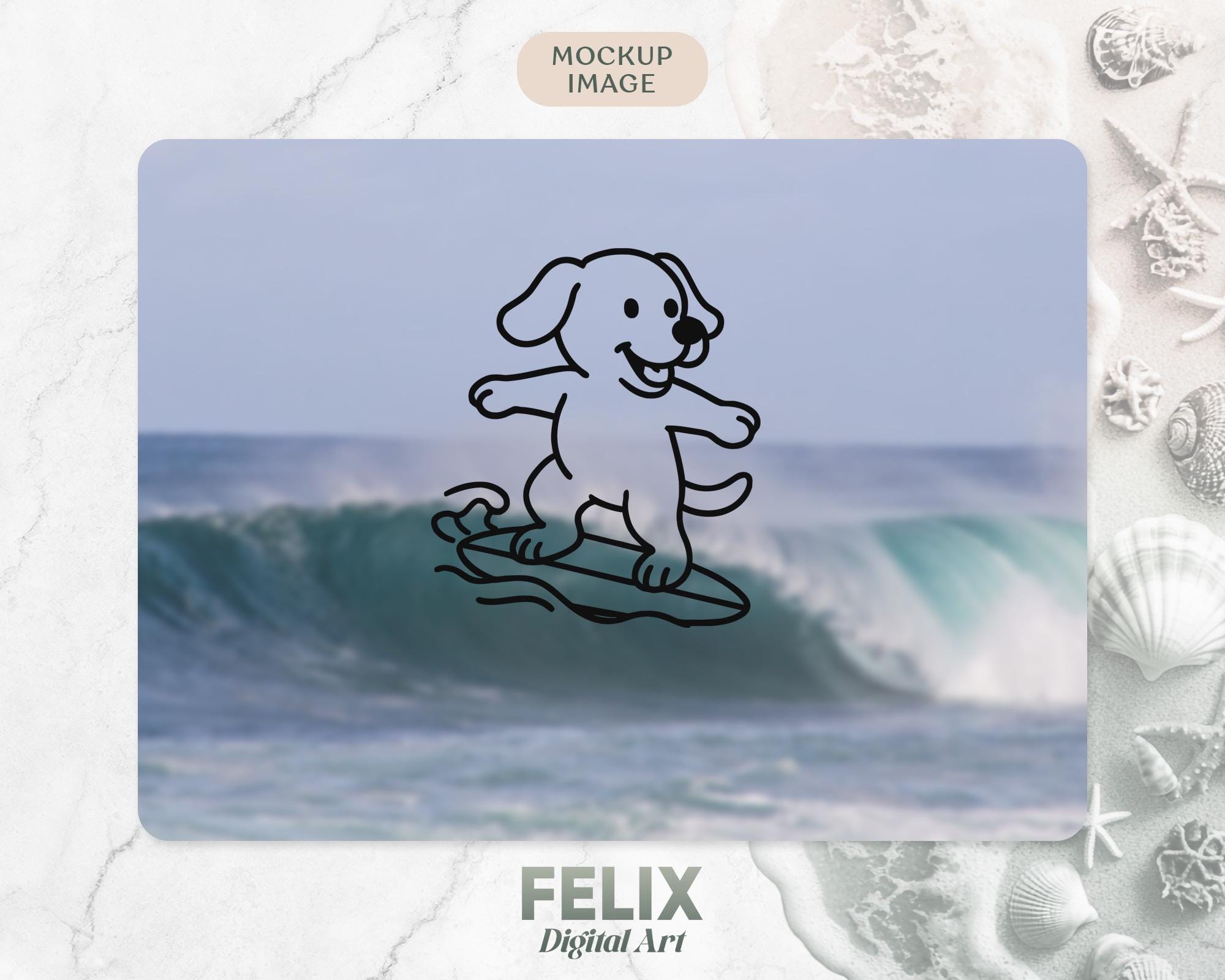 Summer Vacation Dog SVG Bundle – Cute Beach Dog Clipart, Kawaii Puppy ...