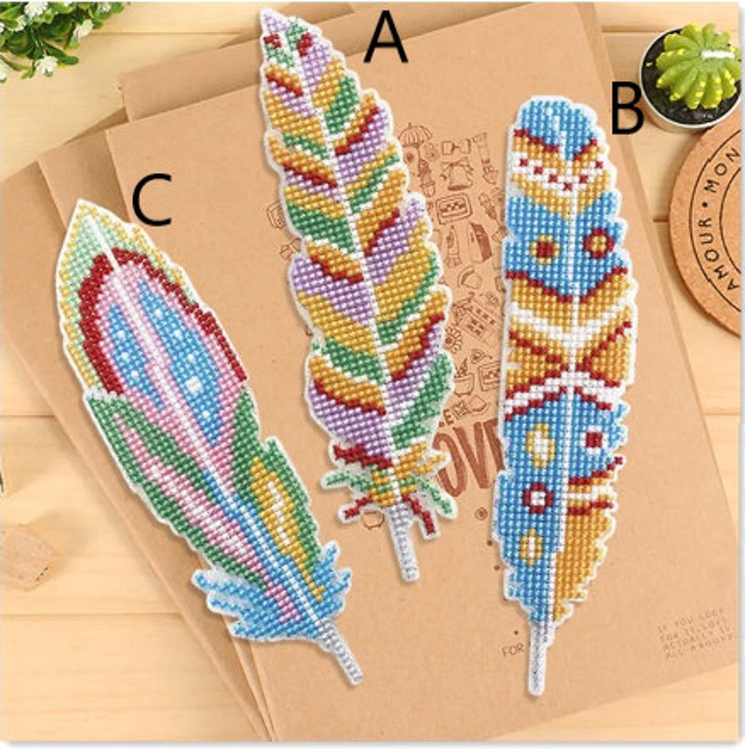 Feather Bookmark DIY - Etsy