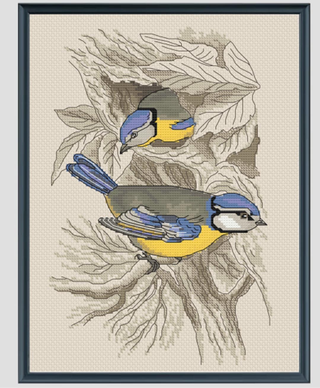 Chickadee Cross Stitch Pattern - Etsy
